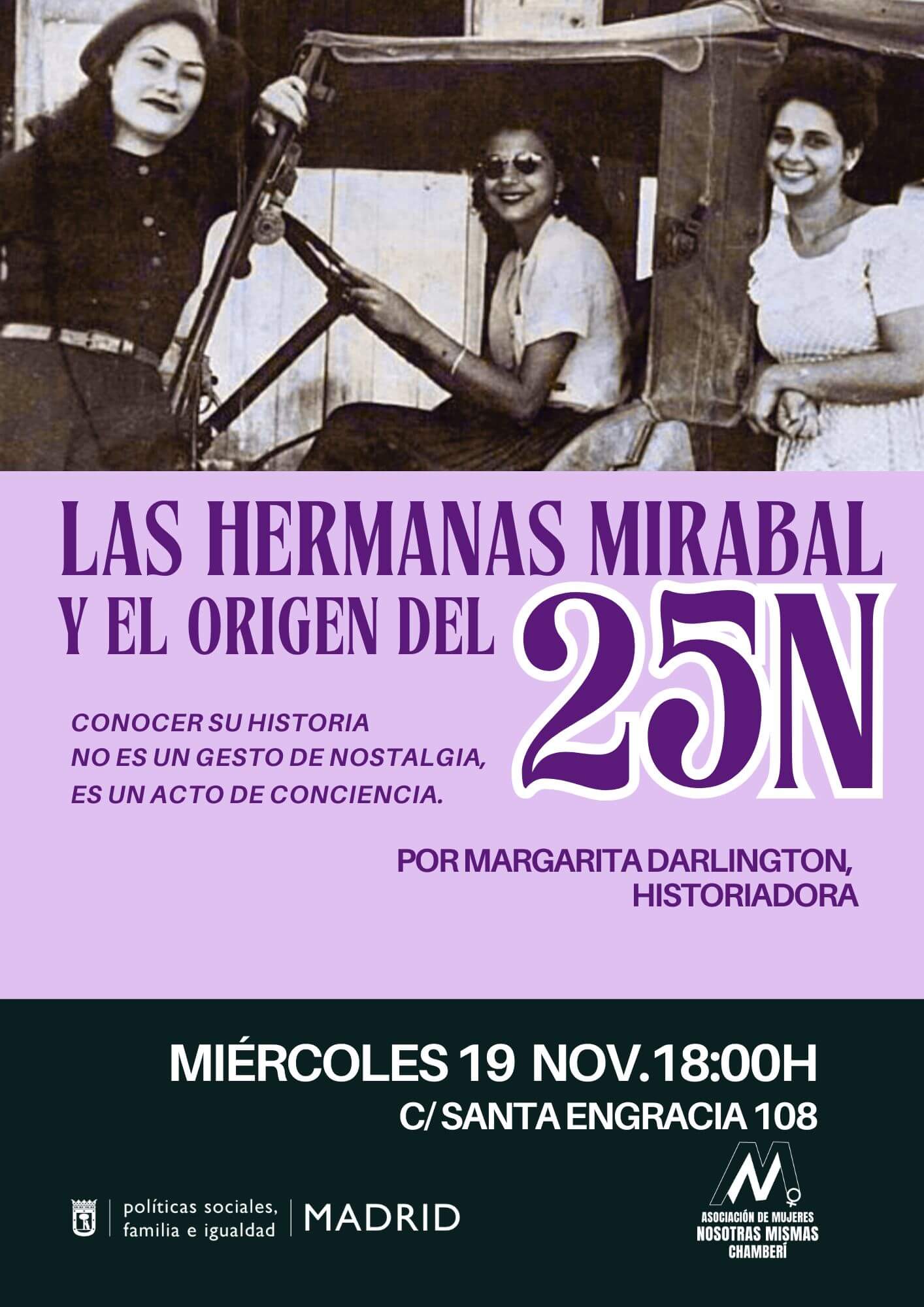 Charla-Conferencia: “Las Hermanas Mirabal y el origen del 25N ...